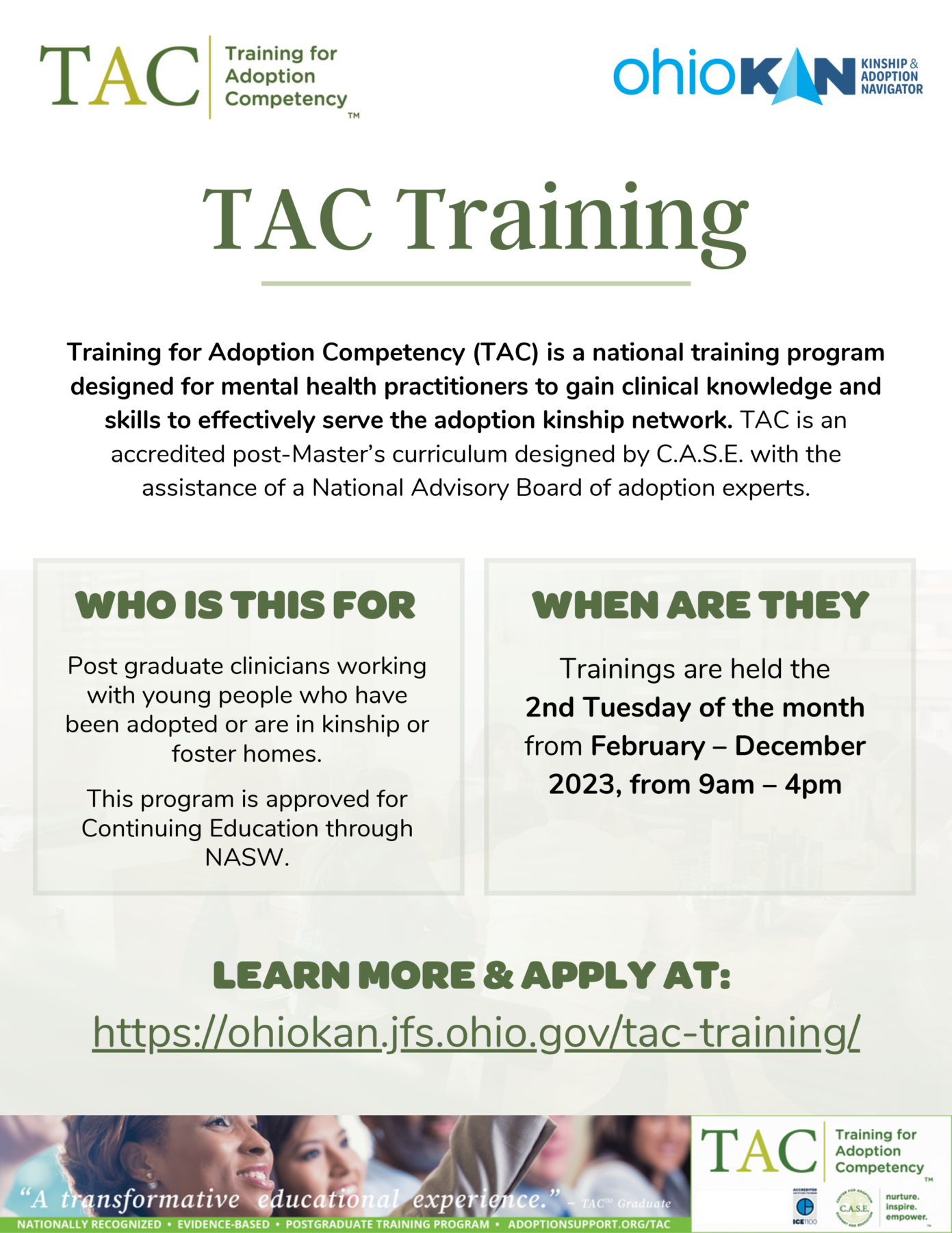 TAC Training | OhioKAN Kinship & Adoption Navigator
